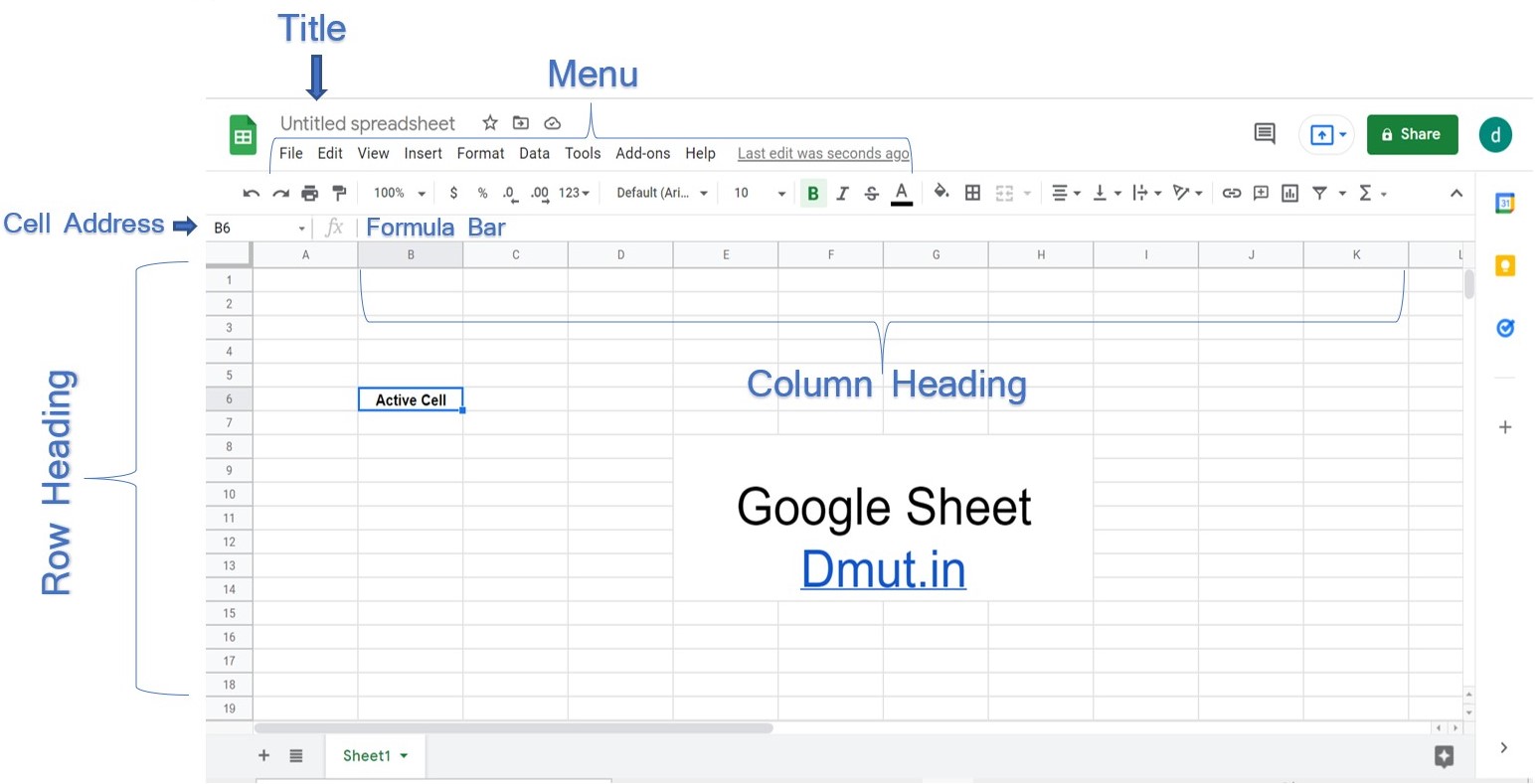 Google Excel Spreadsheet Hindi - Dmut.in